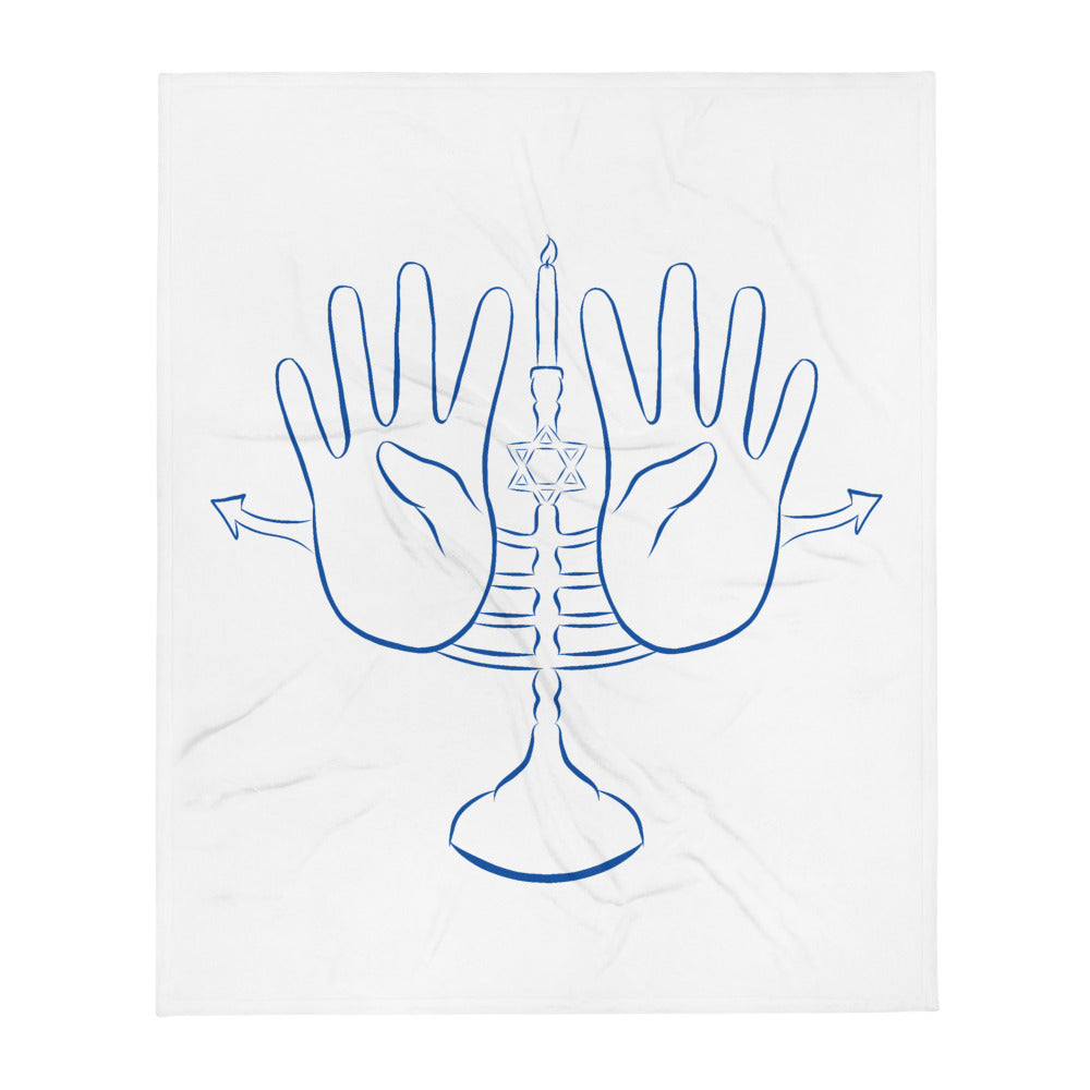 HANUKKAH (ASL) Throw Blanket – Language Priority